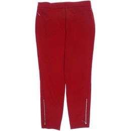 comma, COMMA Stoffhose Damen Größe L Second Hand rot