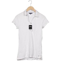 Tommy Hilfiger Poloshirt Damen Größe M Second Hand weiß