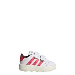 adidas Sportswear Sneaker 'Adidas x Disney Minnie Mouse Grand Court 2.0' Jungen Gr&ouml;&szlig;e 26 dunkelbraun / pink / rot / wei&szlig;