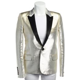 SAINT LAURENT Blazer Damen Gr&ouml;&szlig;e M Second Hand gold