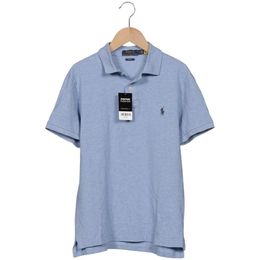 Polo Ralph Lauren Poloshirt Herren Größe M Second Hand hellblau