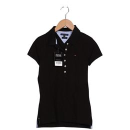 Tommy Hilfiger Poloshirt Damen Größe XS Second Hand schwarz