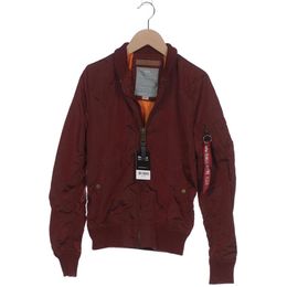 Alpha Industries Jacke Damen Größe S Second Hand rot