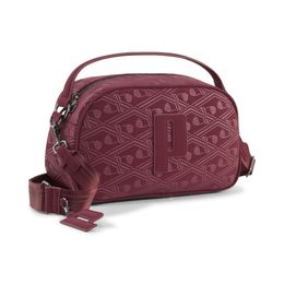Tragetasche Puma "Puma Sense 5 l Kleine Tragetasche Damen", Gr. B/H/T: 30cm x 18cm x 12cm onesize, rot (ruby shimmer graphic rot), Polyester, Taschen