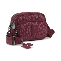 Umhängetasche Puma "Puma Sense 1,5 l Umhängetasche Damen", Gr. B/H/T: 20cm x 15cm x 6cm onesize, rot (ruby shimmer graphic rot), Polyester, Taschen