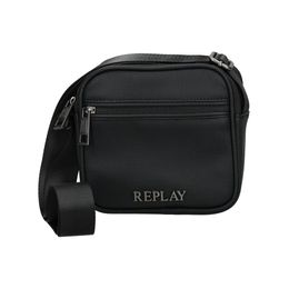 Umhängetasche Replay "Replay Taschen Lederimitat", Damen, Gr. onesize, schwarz kombi, Lederimitat, Taschen