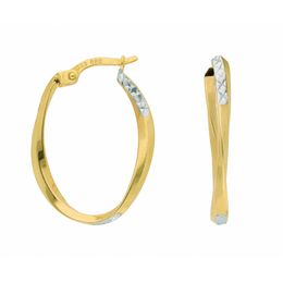 Adelia&acute;s Paar Creolen ADELIA&acute;S "Damen Goldschmuck 1 Paar 333 Gold Ohrringe / Creolen", gold, Ohrringe, Damen, Damen, Gold, 333 Gold Goldschmuck f&uuml;r Damen