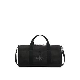 Weekender Calvin Klein "BOLD WEEKENDER", Damen, Gr. B/H/T: 44,5cm x 21,5cm x 21,5cm, schwarz, Nylon, unifarben, Taschen, Reisetasche, große Umhängetasche, Fitnesstasche mit CK-Logo