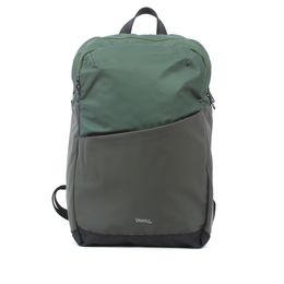 Laptoprucksack vargu "HENEL 1", Gr. B/H/T: 28cm x 42cm x 13cm, onesize, olive, dunkelgrün, Polyethylen, Rucksäcke, mit recyceltem PET