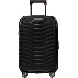 Hartschalen-Trolley Samsonite "PROXIS, verschiedene Größen und Farben", Gr. B/H/T: 35cm x 55cm x 23cm 38 l, schwarz, Polypropylen, unifarben, festlich, Koffer, Trolley Reisegepäck Hartschalenkoffer Reisekoffer TSA-Zahlenschloss