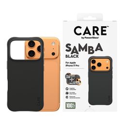 CARE BY PANZERGLASS Handyhülle "Samba MagSafe Case für Apple iPhone 17 Pro", schwarz, Apple iPhone 17 Pro, Hüllen, Backcover, Schutzhülle, Handyschutzhülle, Case, Schutzcase, stoßfest