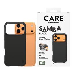 CARE BY PANZERGLASS Handyhülle "Samba MagSafe Case für Apple iPhone 17 Pro Max", schwarz, Apple iPhone 17 Pro Max, Hüllen, Backcover, Schutzhülle, Handyschutzhülle, Case, Schutzcase, stoßfest