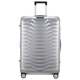 Hartschalen-Trolley Samsonite "PROXIS ALU, verschiedene Größen", Gr. B/H/T: 52cm x 76cm x 29cm 91 l, aluminium, Aluminium, unifarben, Koffer, Hartschalen-Koffer, Reisekoffer, Koffer, TSA-Zahlenschloss