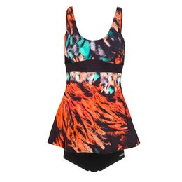 Beco The World Of Aquasports Tankini 'Feathers' female Black size 44