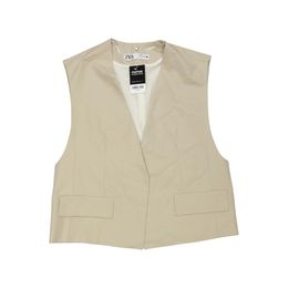 Zara Weste Damen Gr&ouml;&szlig;e M Second Hand beige
