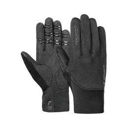 Skihandschuhe Reusch "Glider STORMBLOXX&trade; TOUCH-TEC", Damen, Gr. 7, schwarz, 67% Polyester, 15% Polyurethan, 15% Polyamid, 3% Elasthan, unifarben, Handschuhe, mit winddichter, atmungsaktiver Funktion
