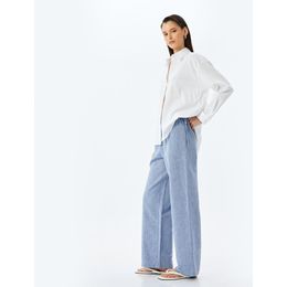 KOTON Pants female Blue size 38