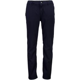 Chinos LINDBERGH "LINDBERGH Chino", Herren, Gr. L, blau (dk blau), Obermaterial: 98% Baumwolle, 2% Elasthan, Hosen