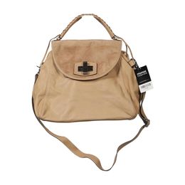 Abro Handtasche gross Leder Damen Größe One Size Second Hand beige