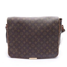 Louis Vuitton Ledertasche Herren Gr&ouml;&szlig;e One Size Second Hand dunkelbraun