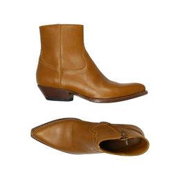 SAINT LAURENT Stiefelette Damen Größe 37.5 Second Hand braun