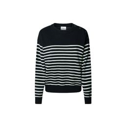 Pepe Jeans Pullover 'Carlina' Damen Größe XS schwarz / weiß