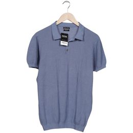 Massimo Dutti Poloshirt Damen Größe L Second Hand blau