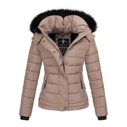 Navahoo Winterjacke Damen Größe XL taupe / schwarz