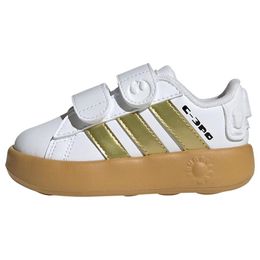 adidas Sportswear Sportschuh 'Adidas x Star Wars Grand Court 2.0' Jungen Größe 24 gold / schwarz / weiß