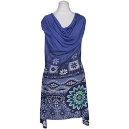 Desigual Kleid Damen Größe L Second Hand blau