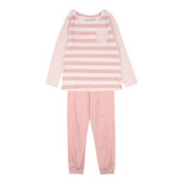 Sanetta Pyjama M&auml;dchen Gr&ouml;&szlig;e 92 rosa / wei&szlig;