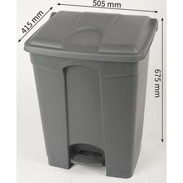 Probbax Treteimer, Volumen 70 l, BxHxT 505 x 675 x 415 mm, grau