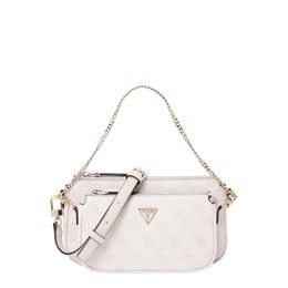 Guess Umh&auml;ngetasche 'NOELLE II DBL POUCH CROSSBODY' Damen Gr&ouml;&szlig;e One Size ecru / wei&szlig;