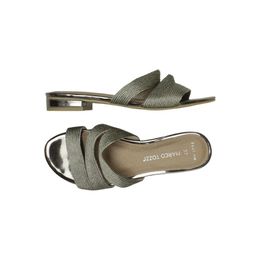 Marco Tozzi Sandalen Damen Gr&ouml;&szlig;e 37 Second Hand silber