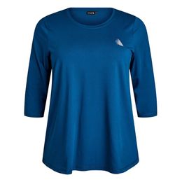 Active by Zizzi Shirts Damen Gr&ouml;&szlig;e XXL blau
