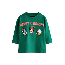 next Shirt 'Mickey Mouse' Jungen Gr&ouml;&szlig;e 122 dunkelgr&uuml;n / mischfarben