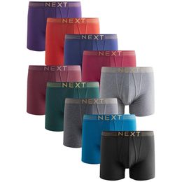 next Boxershorts Herren Gr&ouml;&szlig;e M blau / hellgrau / dunkelgr&uuml;n / dunkelpink