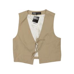 Zara Weste Damen Gr&ouml;&szlig;e S Second Hand beige
