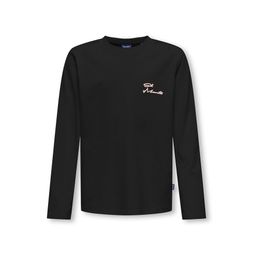 Only & Sons Junior Shirt 'OSJMIKE' Jungen Gr&ouml;&szlig;e 134/140 hellblau / orange / schwarz / wei&szlig;