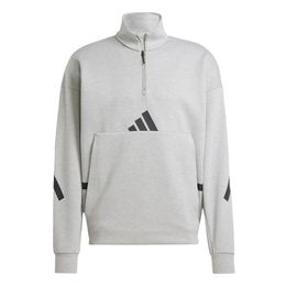 adidas Sportswear Sportsweatshirt 'Z.N.E.' Herren Gr&ouml;&szlig;e M graumeliert / schwarz