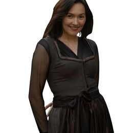 Inna.trachten Traditional Blouse 'Tendresse' female Black size S