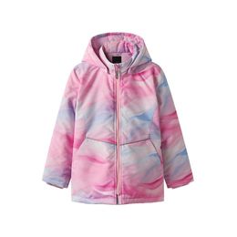 name it Jacke 'NKFMaxi' Mädchen Größe 116 hellblau / lila / rosa / hellpink