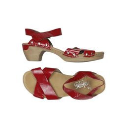 Rieker Sandalen Damen Gr&ouml;&szlig;e 38 Second Hand rot