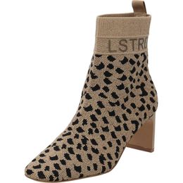 La Strada Stiefelette Damen Größe 37 beige / schwarz Winterschuhe