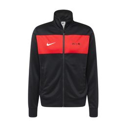 Nike Sportswear Sweatjacke 'Air' Herren Gr&ouml;&szlig;e XL rot / schwarz / wei&szlig;