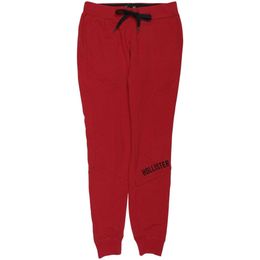 Hollister Stoffhose Damen Größe XS Second Hand rot