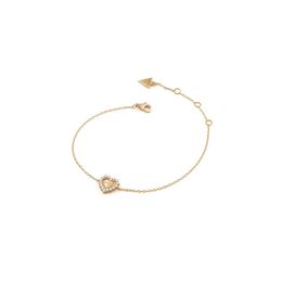 Guess Armband 'Jardin' Damen Gr&ouml;&szlig;e S gold / transparent