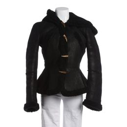Alexander McQueen Lederjacke / Ledermantel Damen Größe S Second Hand schwarz
