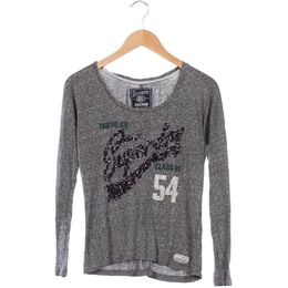 Superdry Langarmshirt Damen Größe M Second Hand grau