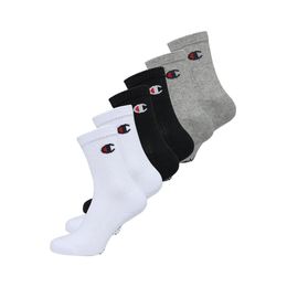 Champion Authentic Athletic Apparel Socken Damen Gr&ouml;&szlig;e 43/46 graumeliert / rot / schwarz / wei&szlig;